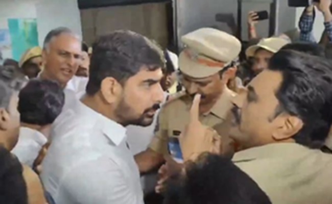 BRS MLA booked for threatening police officer - Great Andhra