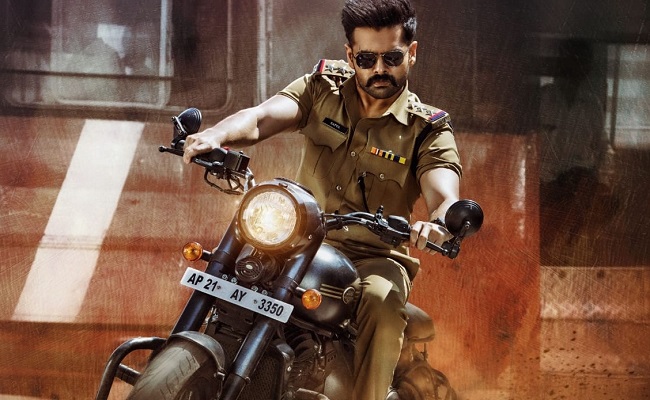 Ram's police look from 'The Warriorr' released - Great Andhra